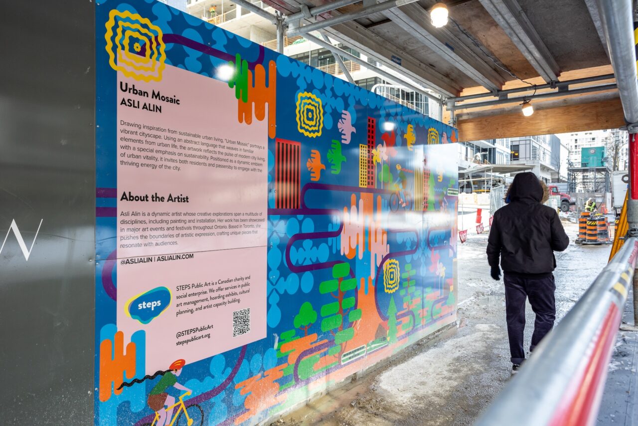 Urban Mosaic Hoarding Exhibit | STEPS Public Art